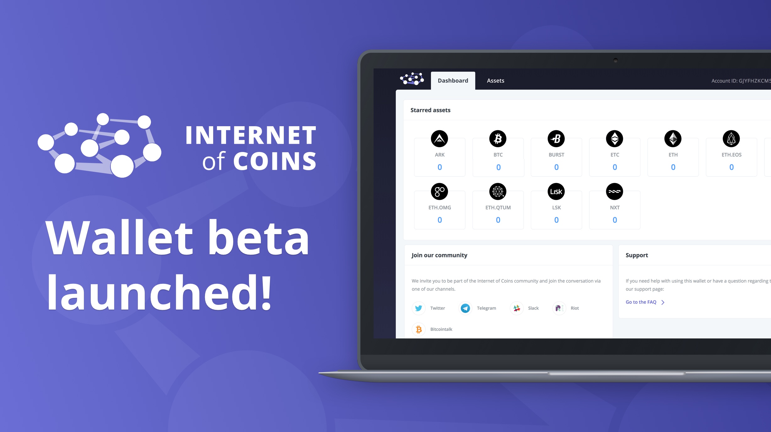 Internet of Coins Wallet Beta Launched! | Internet of Coins ...